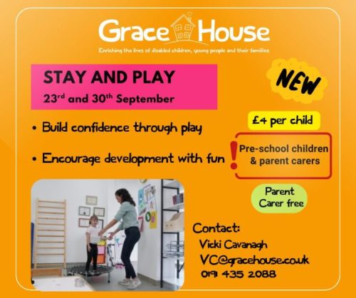 NEW program at Grace House: Stay and Play (Pilot) - Grace House