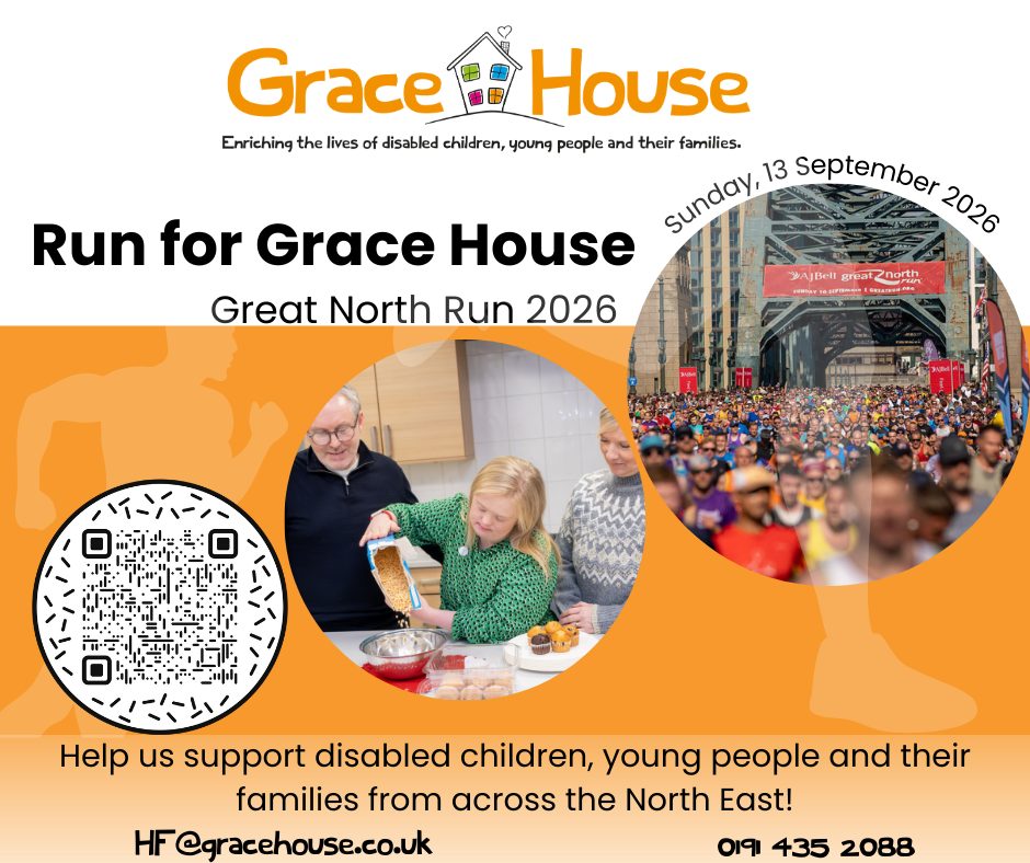 Run the 2026 Great North Run for Grace House - Grace House